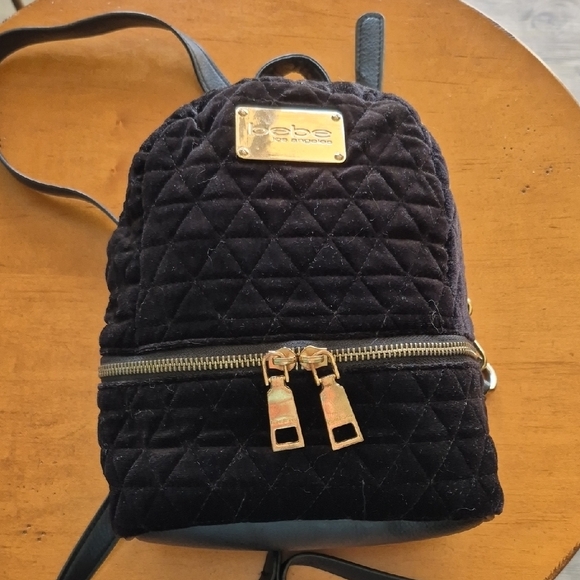 bebe | Bags | Bebe Mini Quilted Backpack | Poshmark